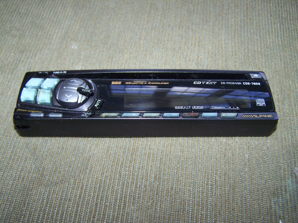 Alpine Stereo Face Plate Replacement Model CDE-7859 faceplate CDE 7859 ...