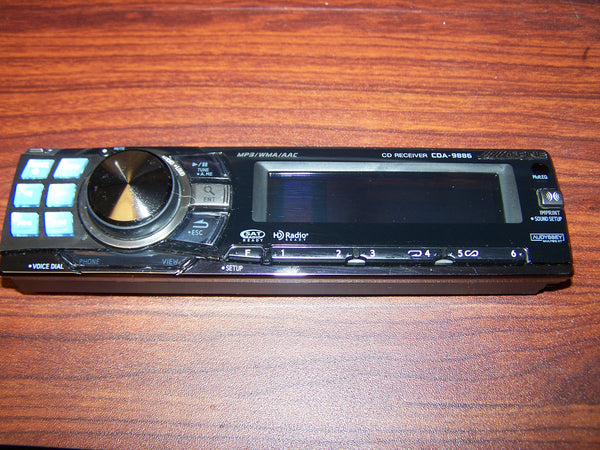 Alpine Stereo Face Plate Replacement Model CDA-9886 faceplate CDA 9886 ...